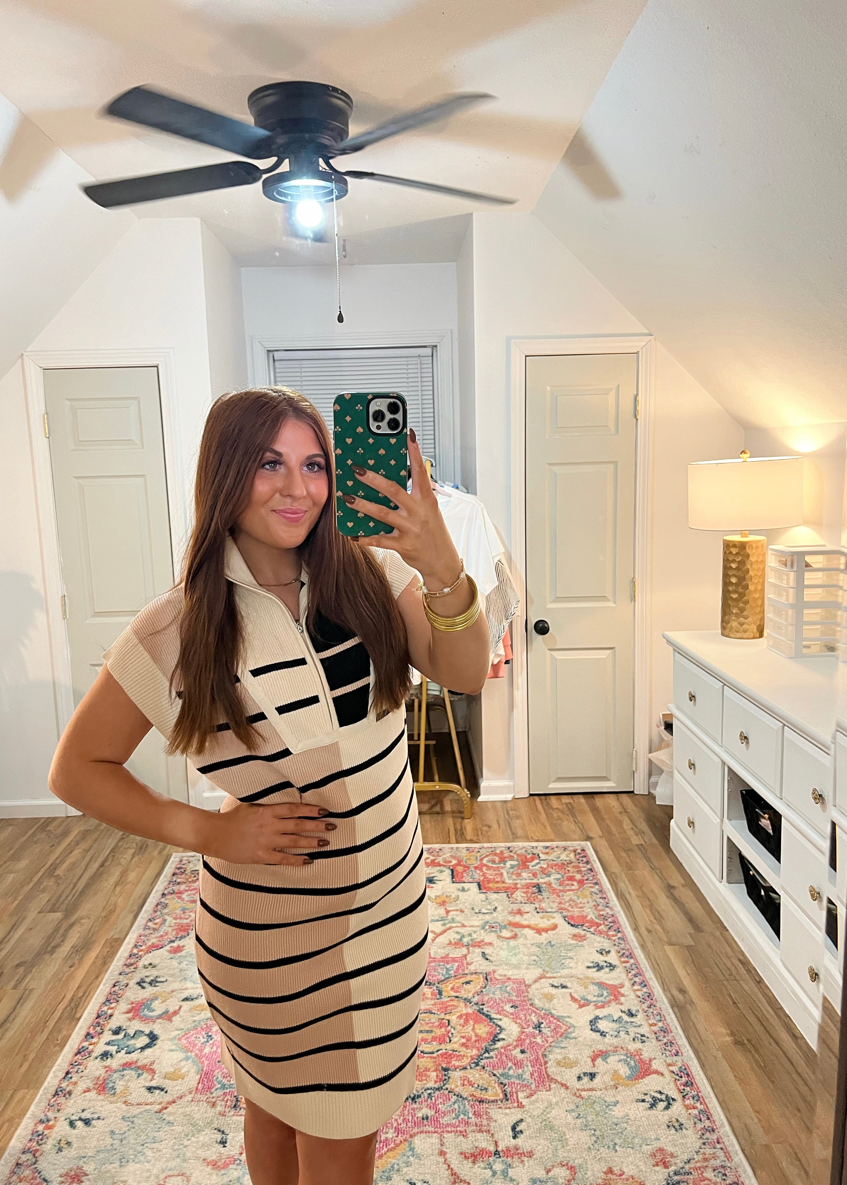 The Line Up Dress – Copper & Crymson